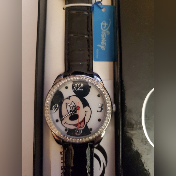 Disney | Accessories | New In Box Disney Mickey Mouse Watch W Stone ...